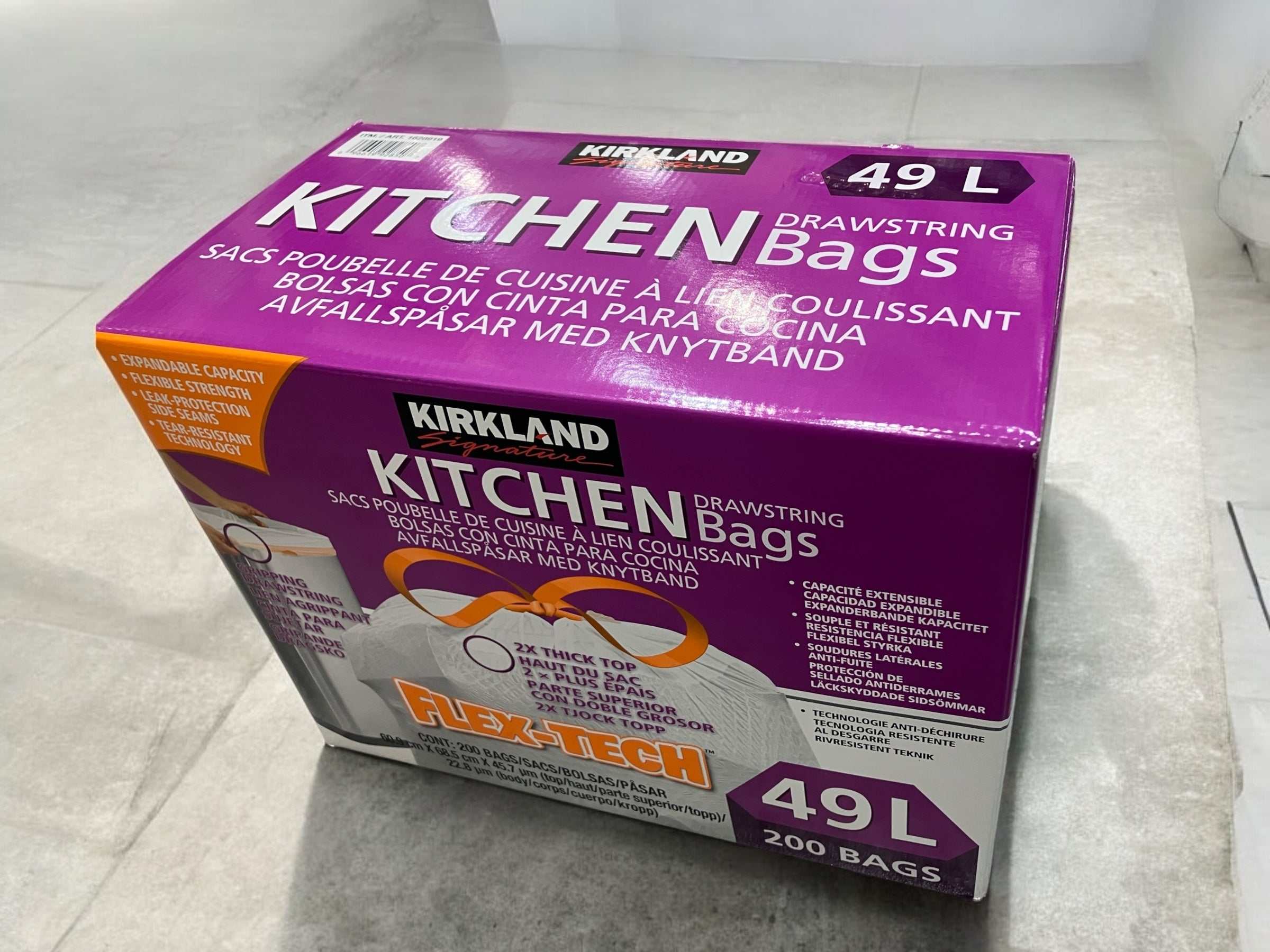 KS 紐付きごみ袋 | 49L 容量で便利なゴミ出し - カークランドシグネチャー – KOCOSTORE